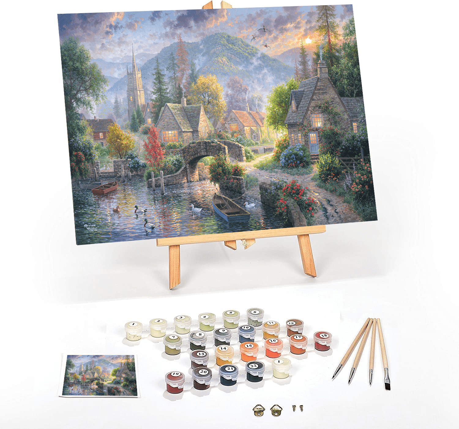Ledgebay Paint By Numbers Kit For Adults Paint By Number (Mountain ...