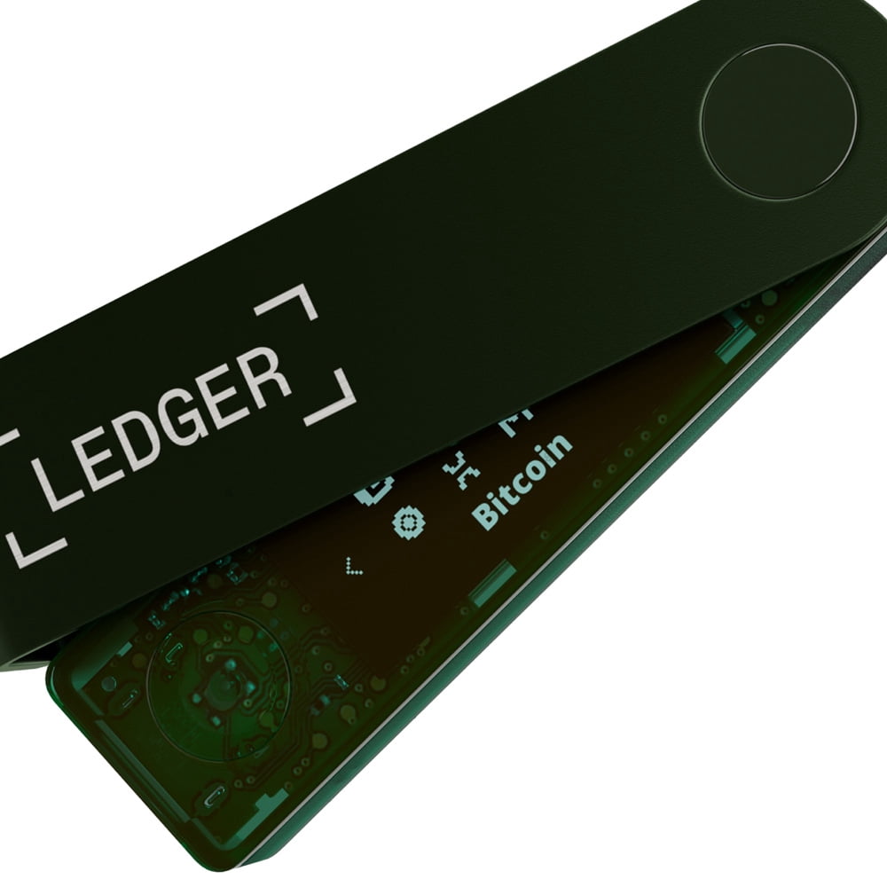 Ledger Nano X Hardware Wallet Bluetooth Emerald Green - Walmart.com