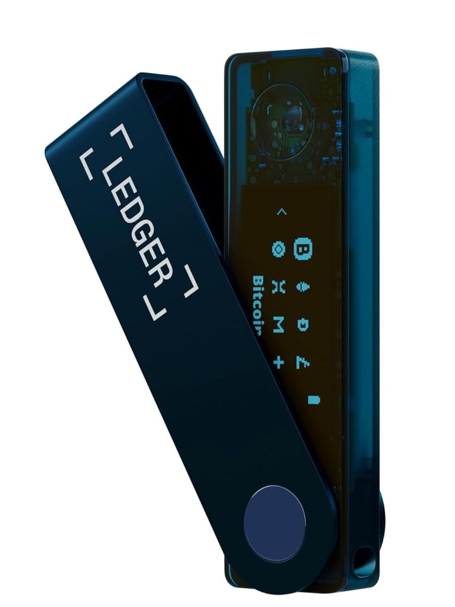 Ledger Nano X Hardware Wallet Bluetooth Sapphire Blue - Walmart.com