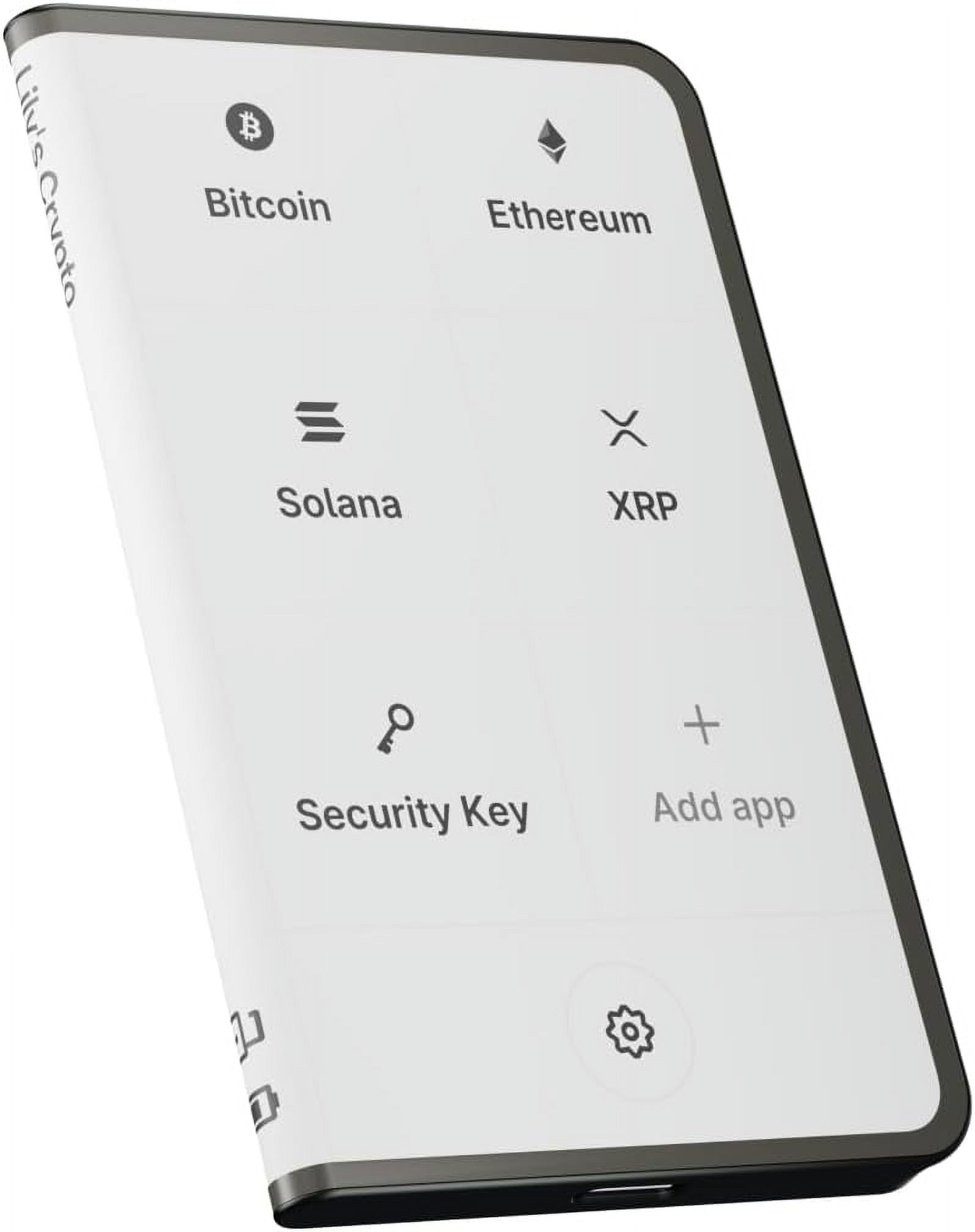 Ledger - Stax Crypto Hardware Wallet with Folio - Curved E Ink Touch ...
