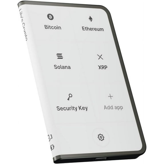 Ledger - Stax Crypto Hardware Wallet with Folio - Curved E Ink Touch ...