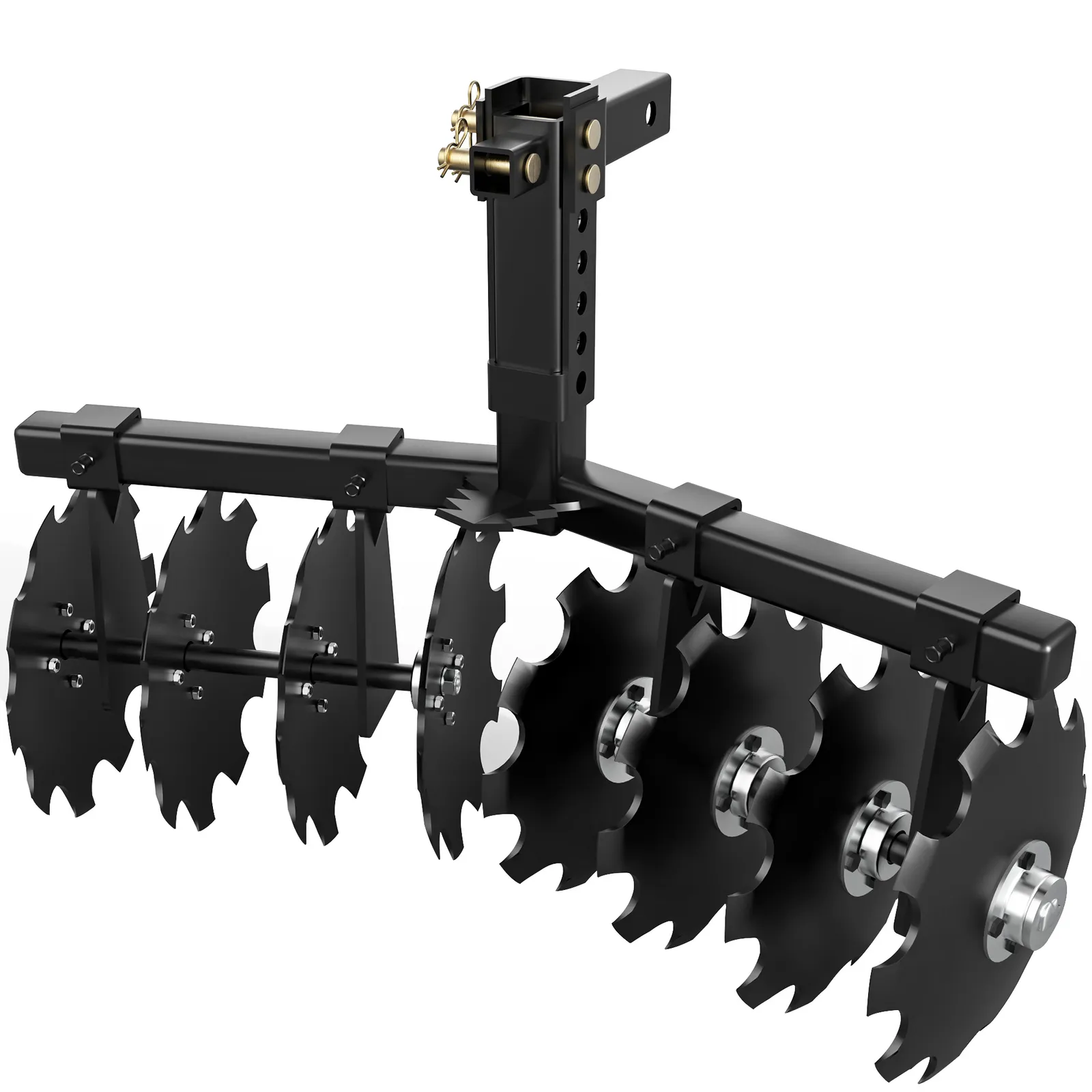 RVNI 32" Cut Width Disc Plow Harrow With 2" Receiver Hitch Mount Pull ...