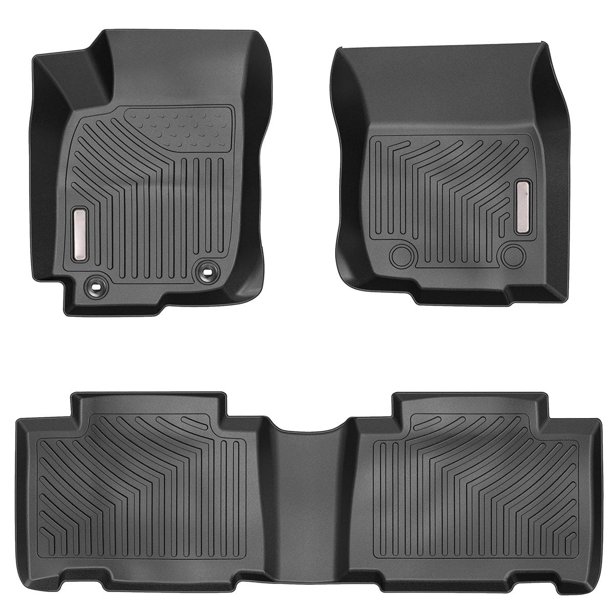 RVNI 3D Front and Rear 3 pieces Car Floor Mats for 2013-2018 Toyota ...