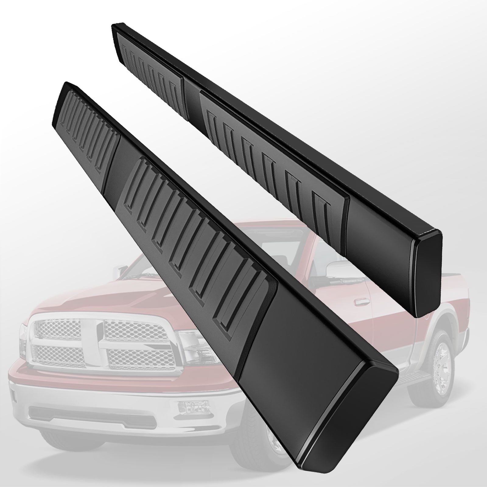 Ledkingdomus 6 inch Running Boards for 2009-2018 Dodge Ram 1500 Crew ...