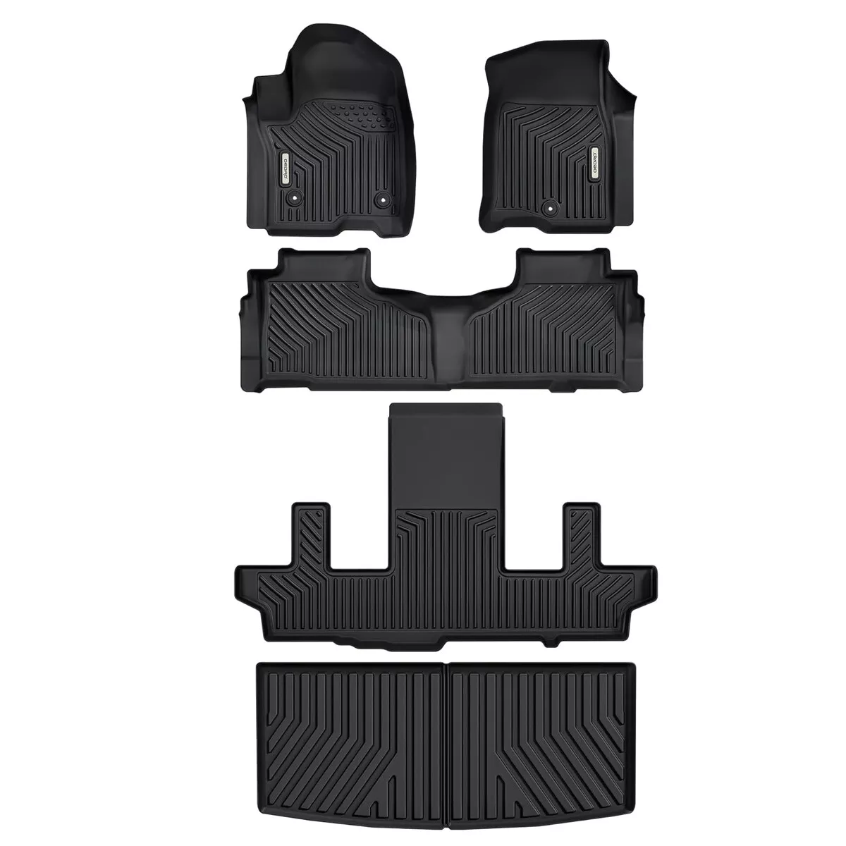 RVNI Floor Mats & Cargo Liner for Chevy Tahoe/GMC Yukon 2025-2021 TPE ...