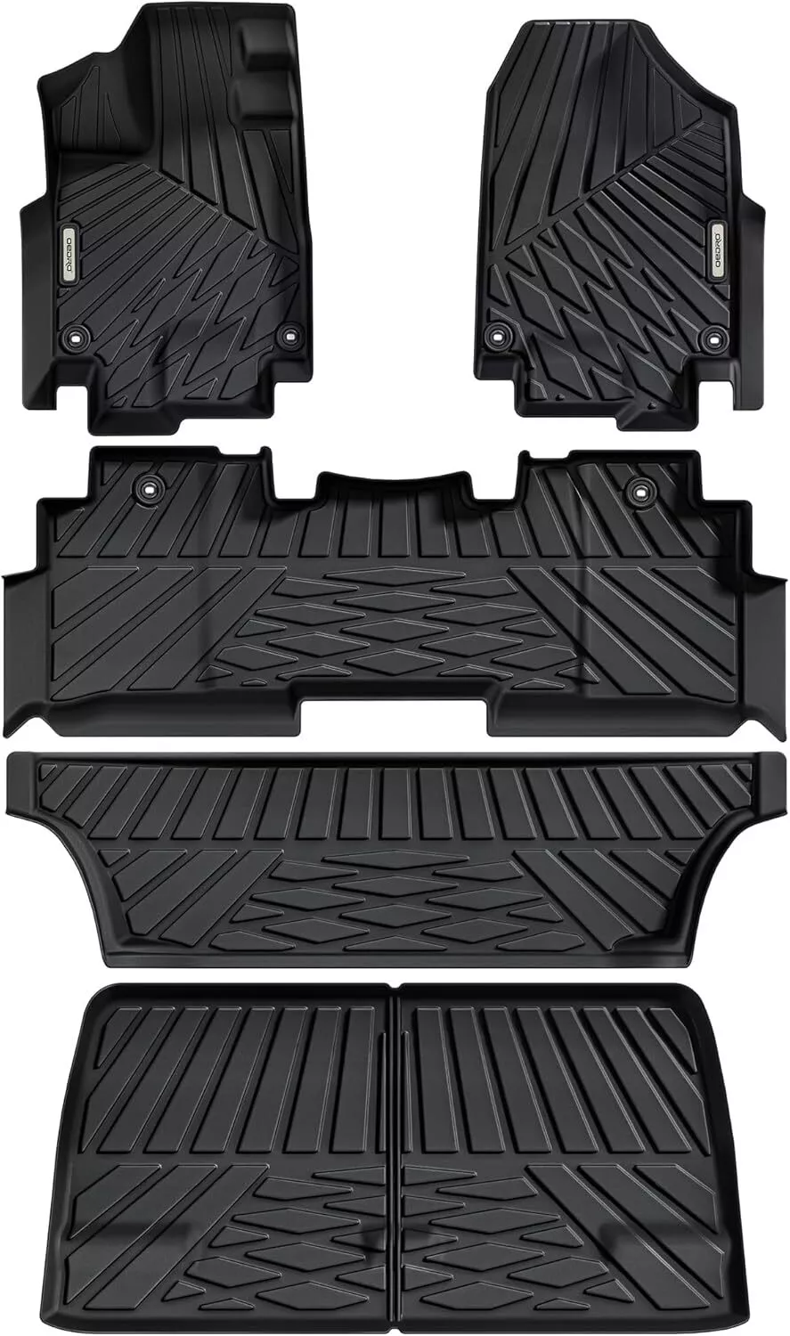 RVNI Floor Mats for 2018-2024 2025 Honda Odyssey Accessories 1st 2nd ...