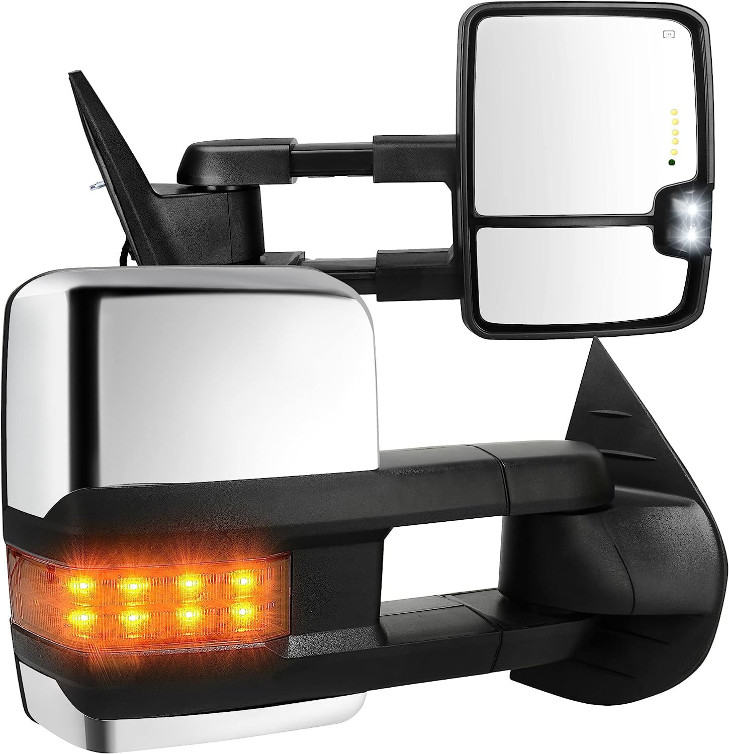 Ledkingdomus Power Heated Tow Mirrors for 07-13 Chevy Silverado 1500 ...
