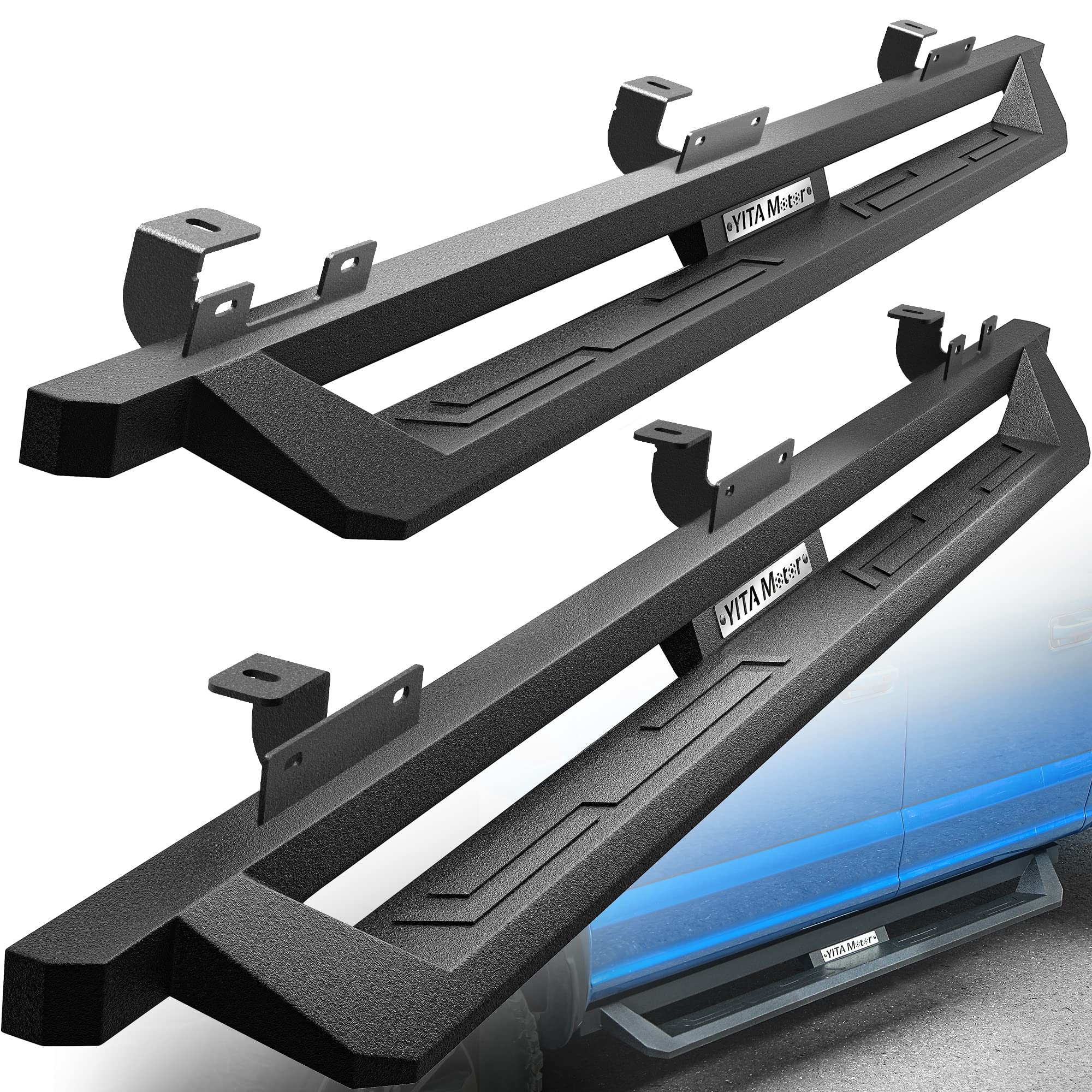 Ledkingdomus Running Boards for 2018-2024 Jeep Wrangler JL & Unlimited ...