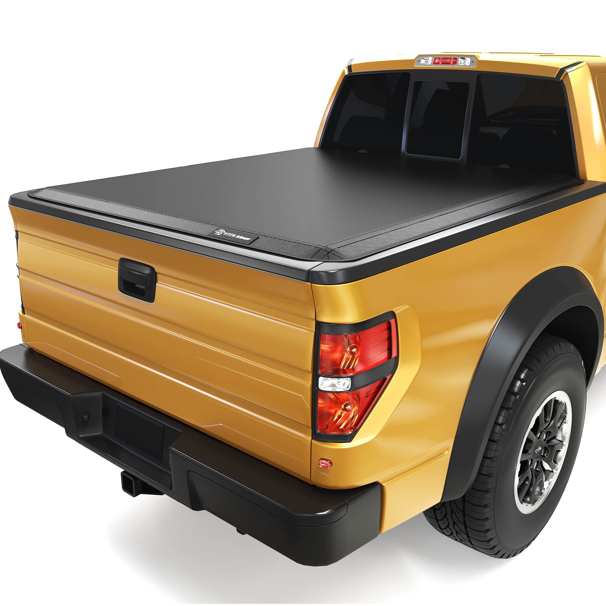Ledkingdomus Soft Tri-fold Truck Bed Tonneau Cover for 09-14 Ford F-150 ...