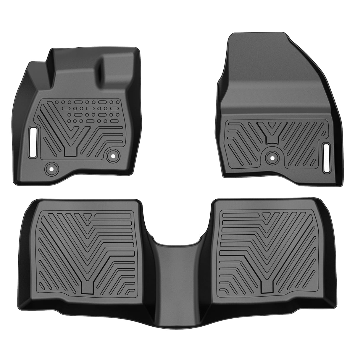 Ledkingdomus TPE Rubber Front and Rear for 2015-2019 Ford Explorer ...