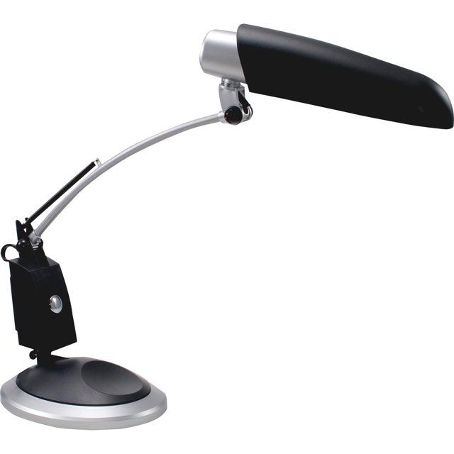 Ledu Full Spectrum Desk Lamp, Black, Silver - Walmart.com