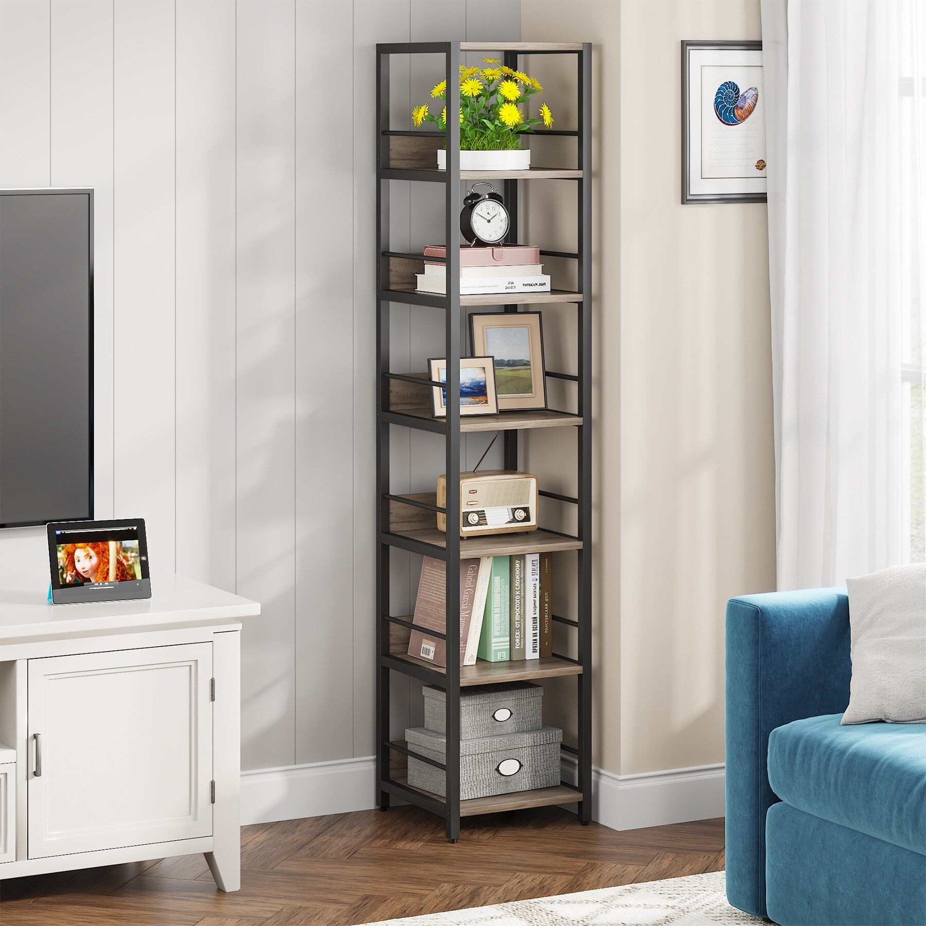 Lee 75-in Corner Bookshelf - Walmart.com