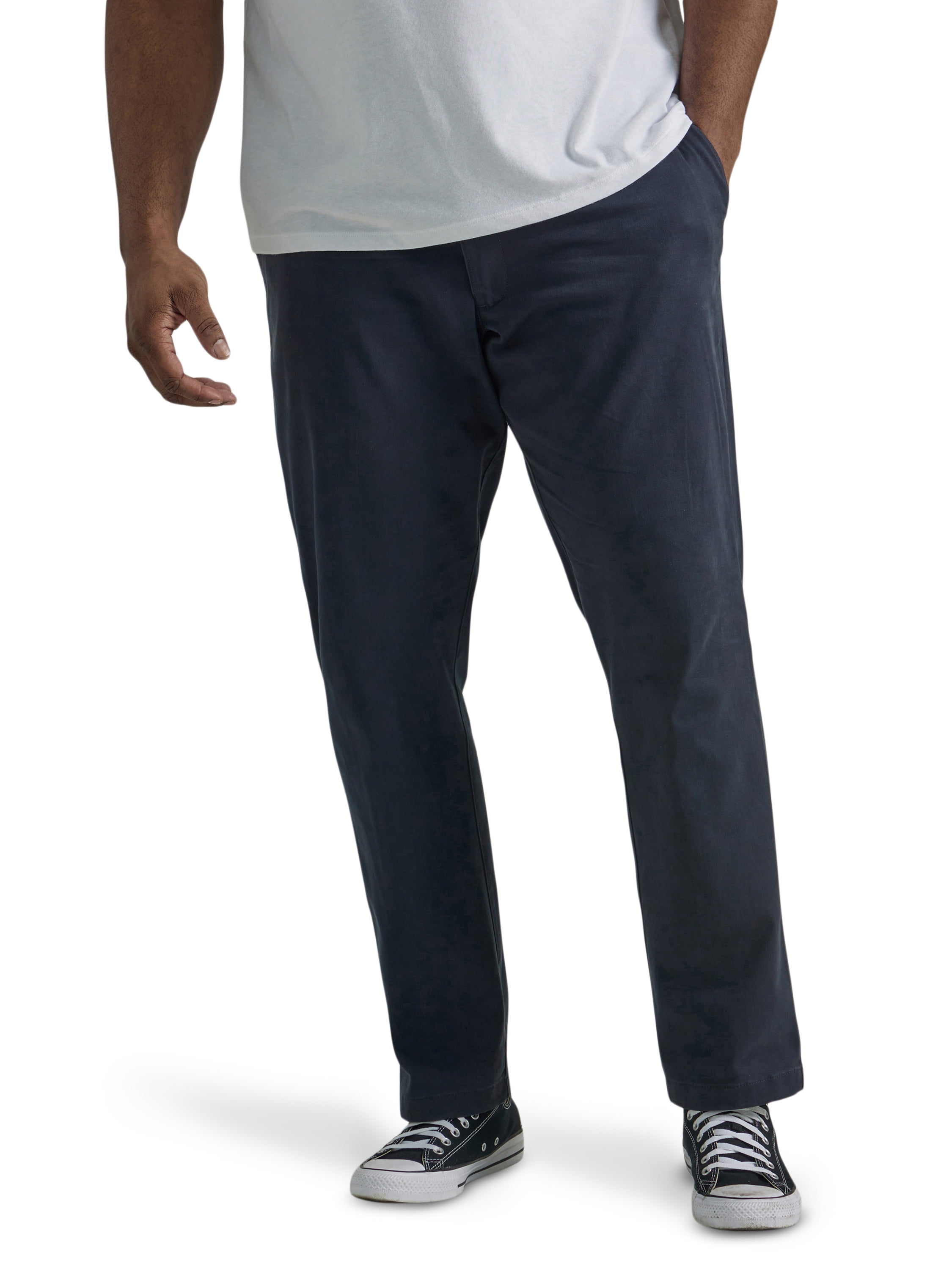 Lee® Big Men's Extreme Motion Relaxed Fit Flat Front Pant with Flex ...
