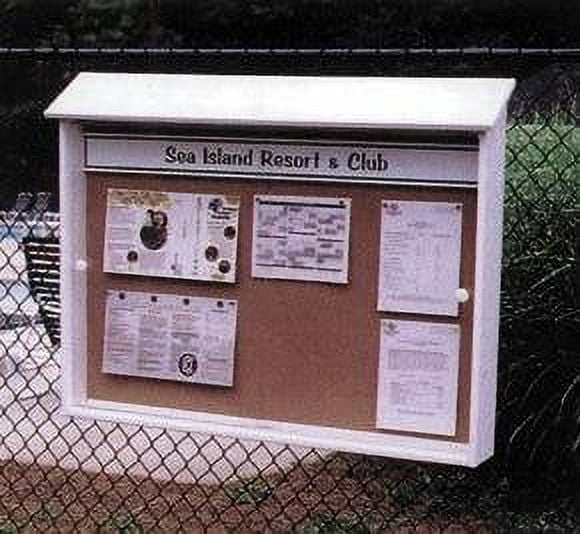 Lee Bocce Court - Vinyl Outdoor Display Board 7 3/4" x 29 1/2" x 49 1/2 ...