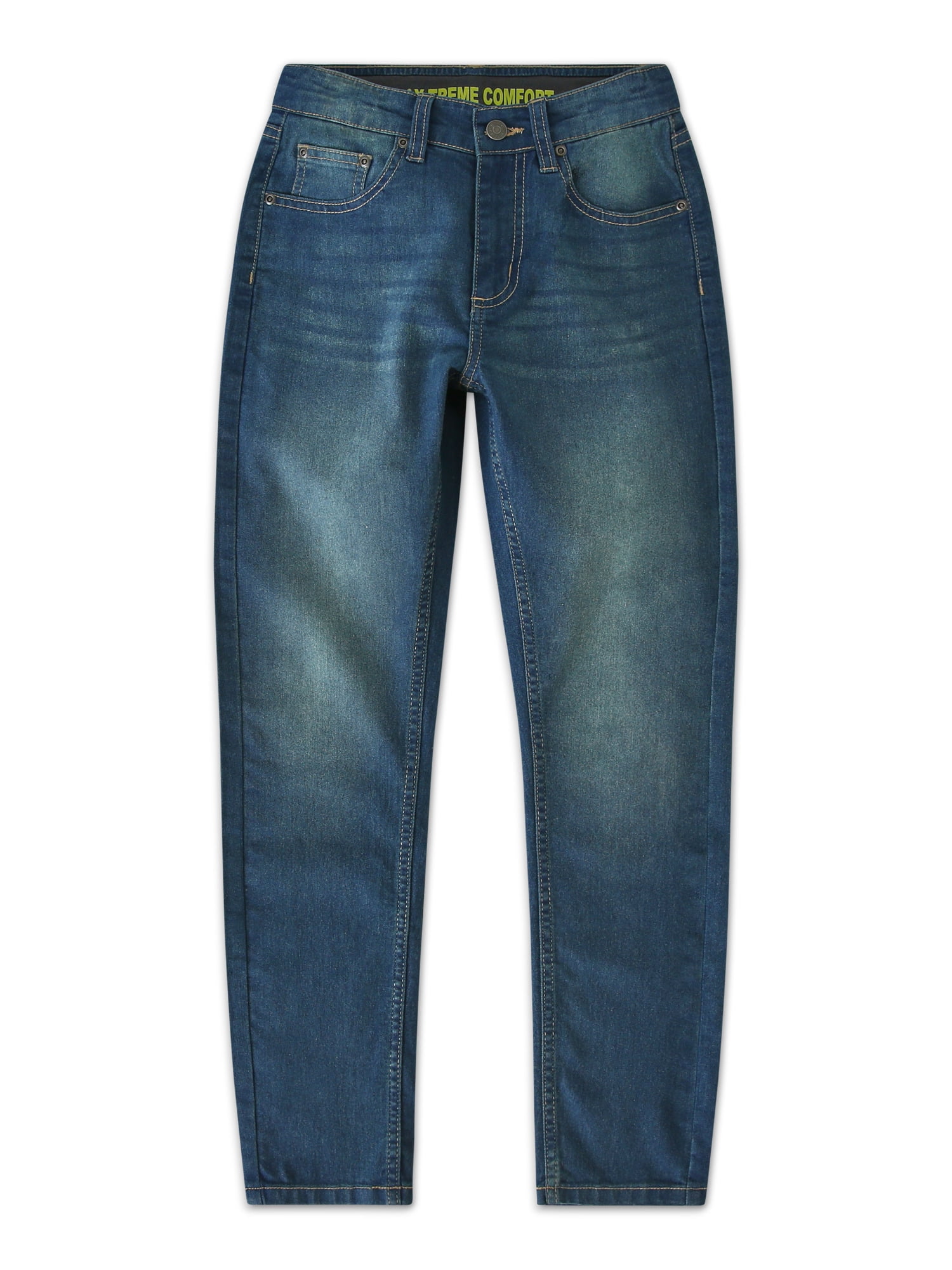 Lee Boys Premium Straight Stretch Jeans, Sizes 8-16 - Walmart.com
