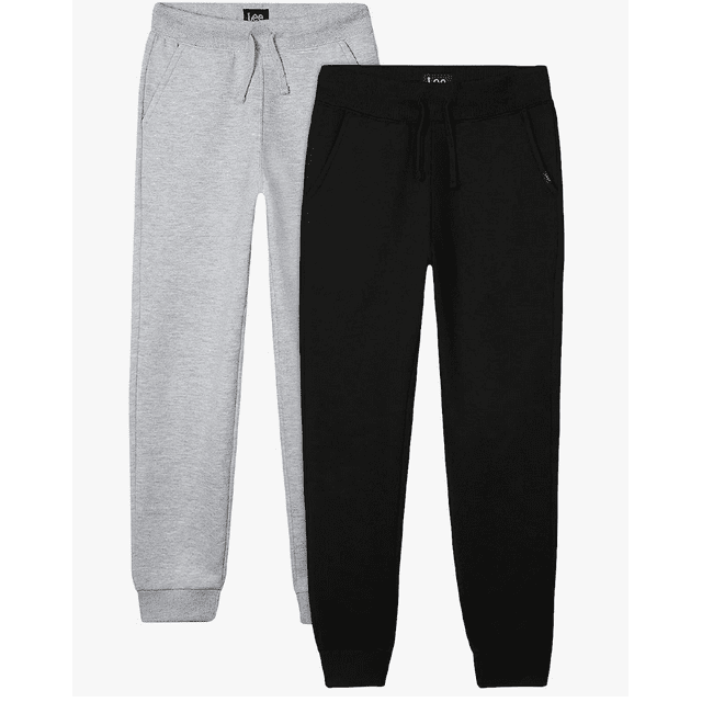 Lee Boys' Sweatpants - 4 Pack Basic Cozy Active Fleece Jogger Pants with Pockets (4-20 ...