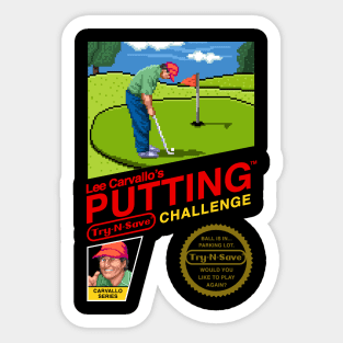 Lee Carvallo'S Putting Challenge Sticker Phone Decal Water Bottle ...