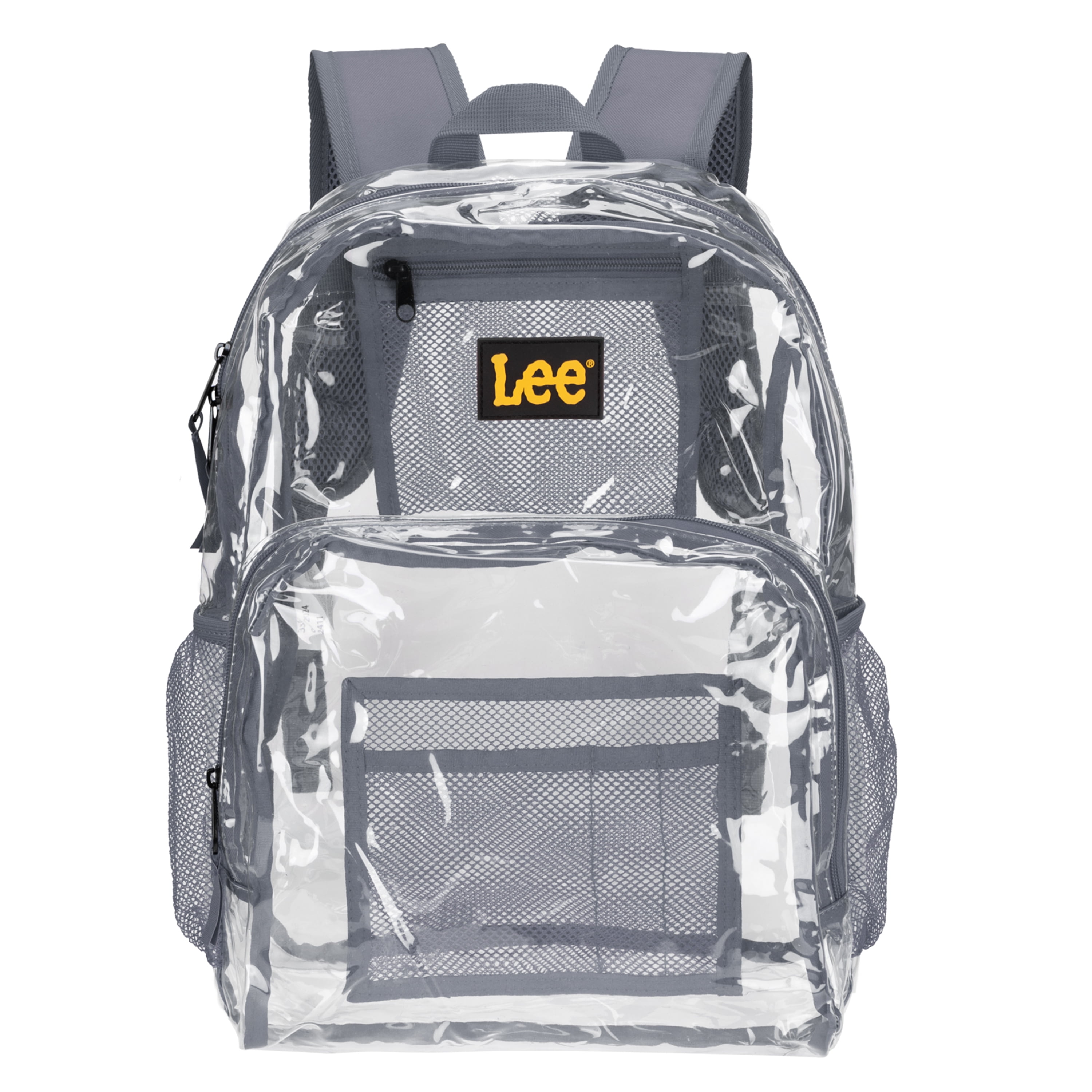 Lee Clear Waterproof Backpack, Durable Plastic Book Bag, Casual, for ...