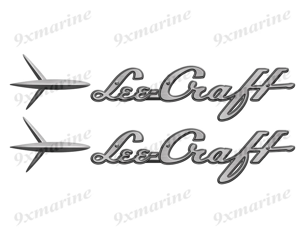 Lee Craft boat Stickers "3D Vinyl Replica" of metal originals - 10 ...