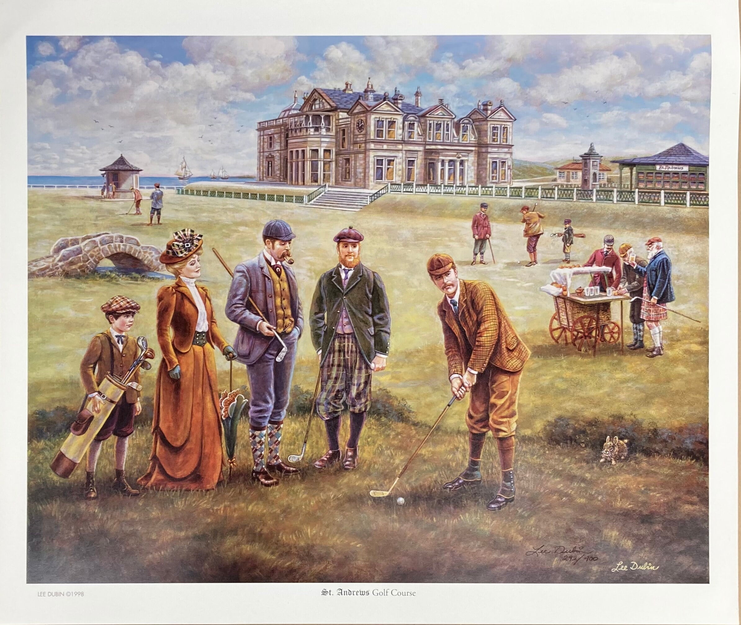 Lee Dubin "St. Andrew's" Signed Limited Edition Lithograph Generic ...