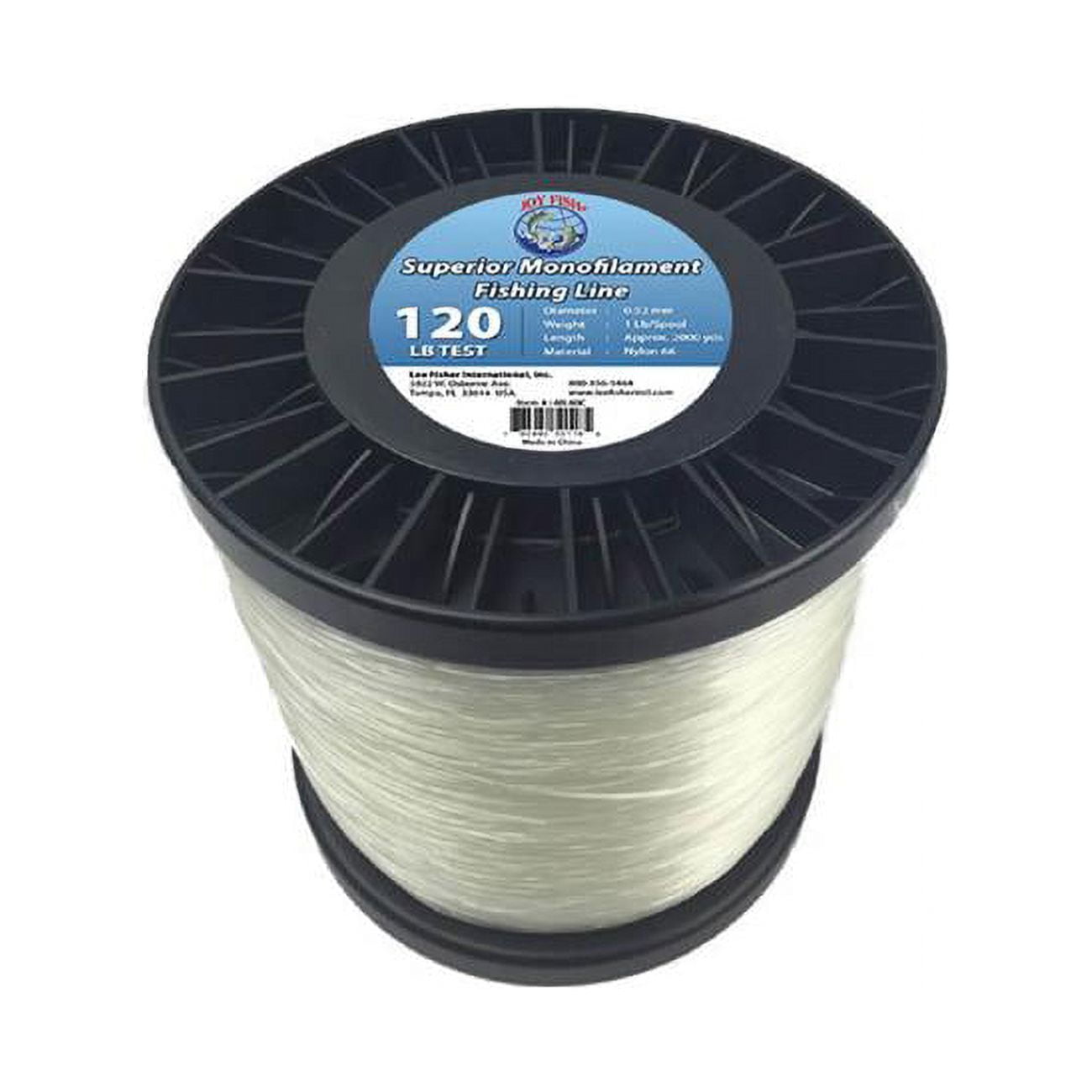 Lee Fisher 5001247 5 lbs Joy Fish Spool Monofilament Fishing Line 120 ...