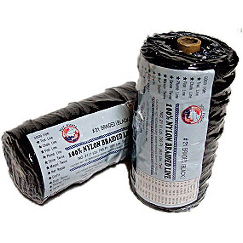 Lee Fisher Twine TNBB 72 1 lb Braided Twine Black 185 Ft 550 Test ...