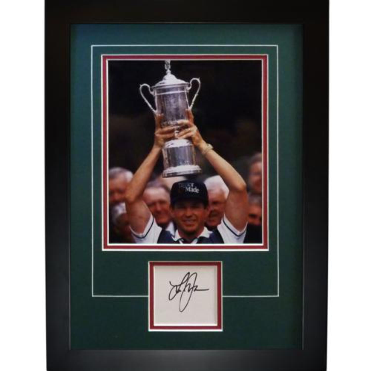 Lee Janzen Autographed 1998 US Open (Trophy) "Signature Series" Frame ...