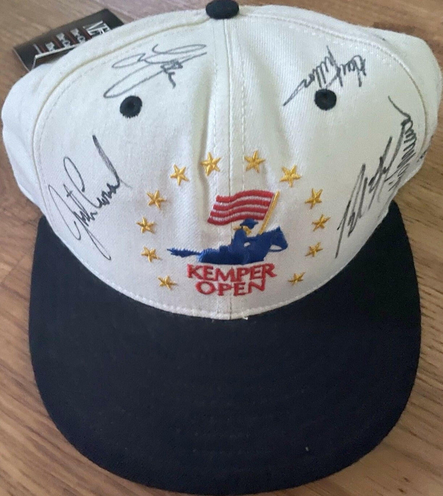 Lee Janzen Justin Leonard Mark O'Meara Hal Sutton autographed Kemper ...