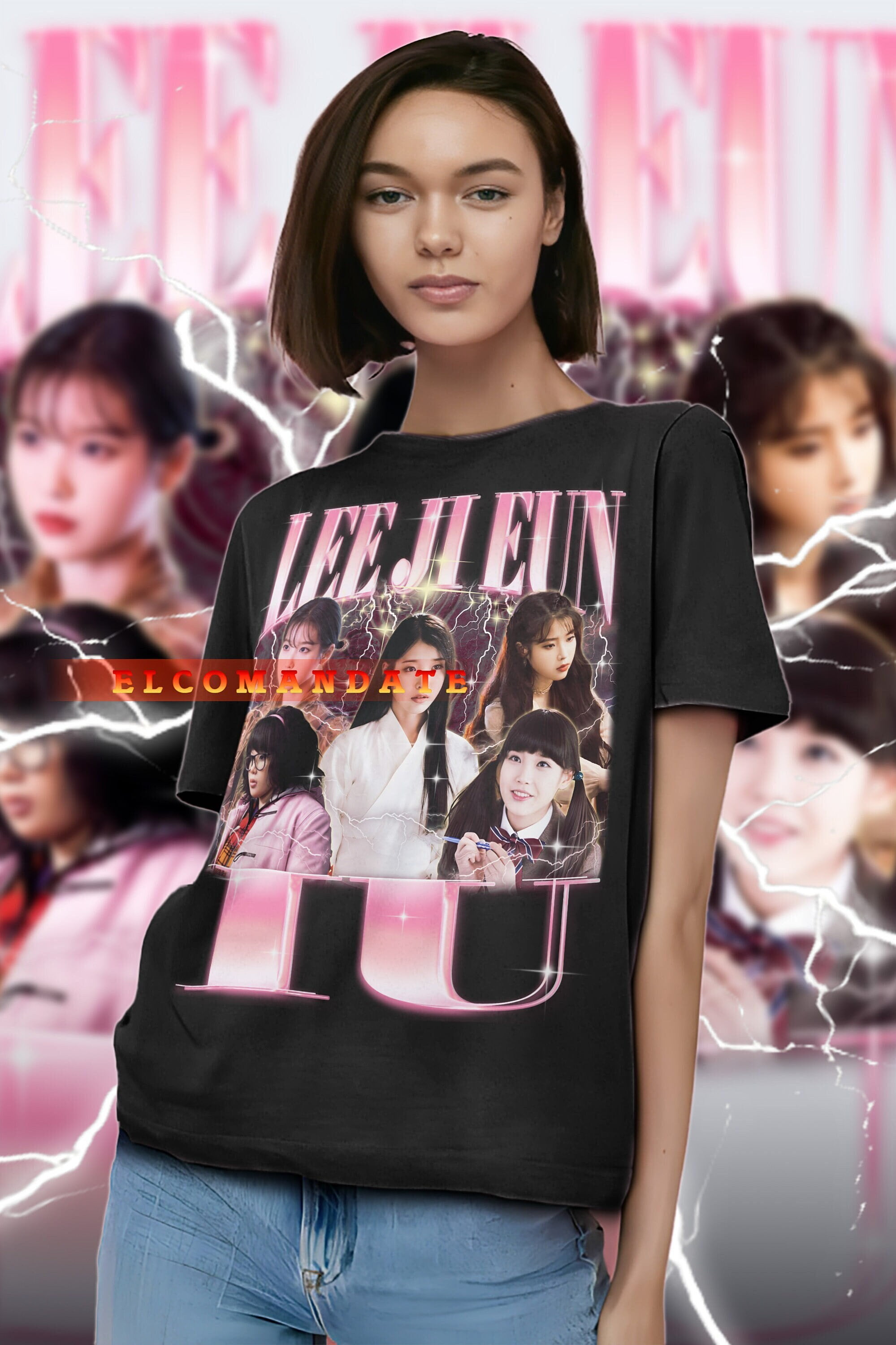 Lee Ji Eun Ui Vintage Shirt Lee Ji Eun Homage Tshirt Lee Ji Eun Fan ...