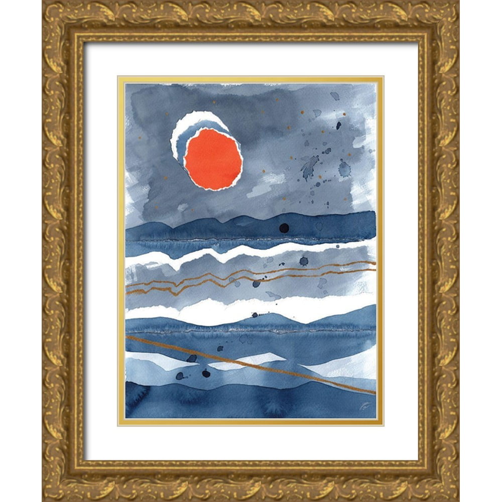 Lee, Judson 19x24 Gold Ornate Wood Framed with Double Matting Museum ...