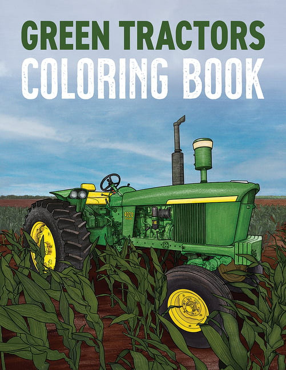 Green Tractors Coloring Book, (Paperback) - Walmart.com