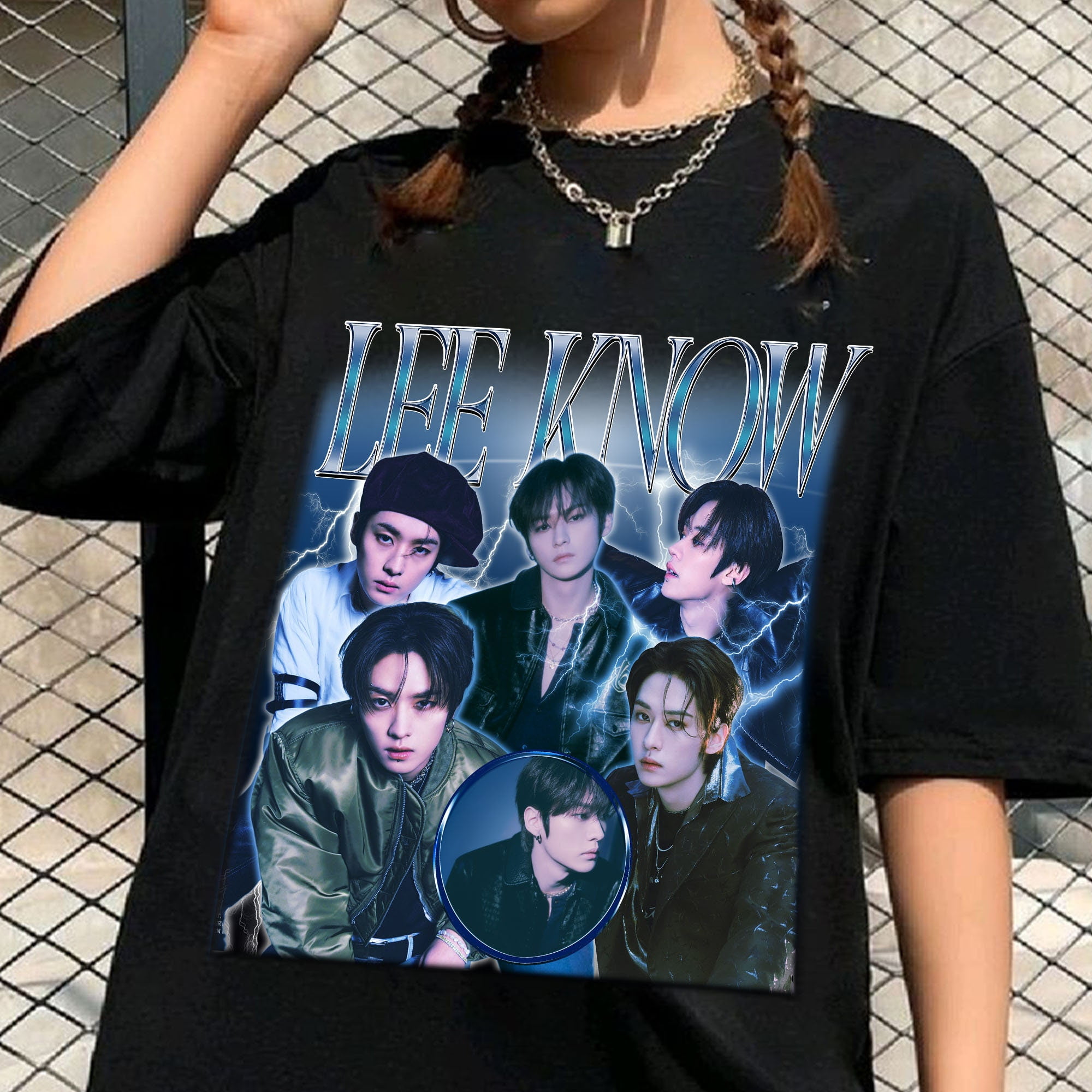 Lee Know Stray Kids Vintage Retro Bootleg Tee, Stray Kids Kpop Shirt, 5 ...