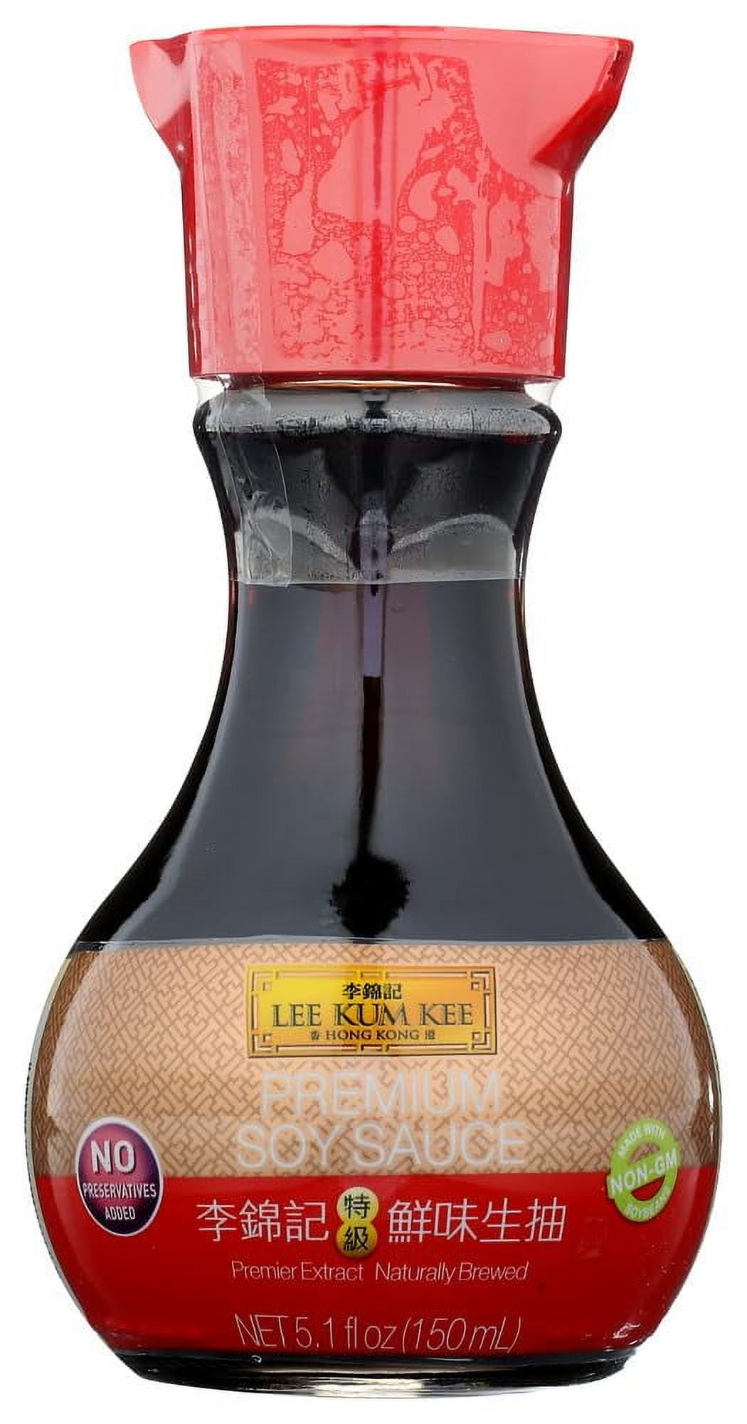 Lee Kum Kee Premium SAF21 Light Soy Sauce (5.1 oz - 6 Pack), Umami, All-Purpose Seasoning ...