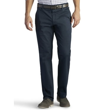 Genuine Dickies Men's Flat Front Comfort Waist Flex Pant, Polyester ...