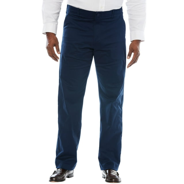 Lee® Men's Big and Tall Extreme Comfort Flat Front Pant - Walmart.com