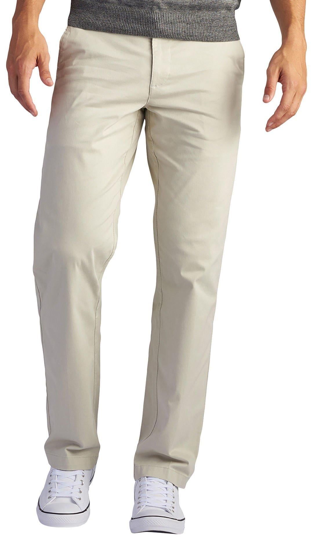 Lee Men’s Extreme Comfort Flat Front Pant - Walmart.com