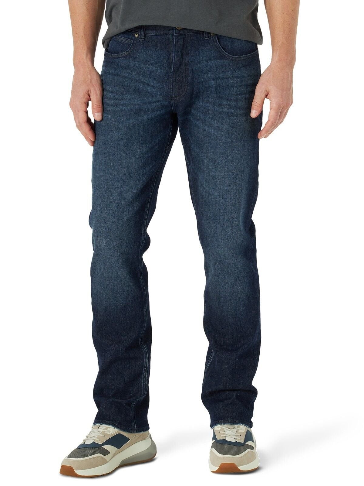 Lee Men's Extreme Motion Bi-Stretch Straight Fit Tapered Leg Jean Counter Punch - Walmart.com