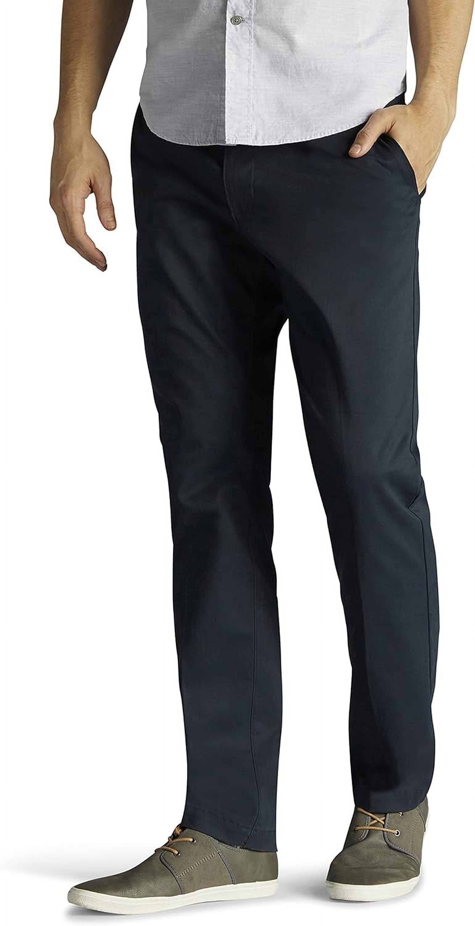 Lee® Men's Extreme Motion Flat Front Slim Straight Pant with Wrinkle ...