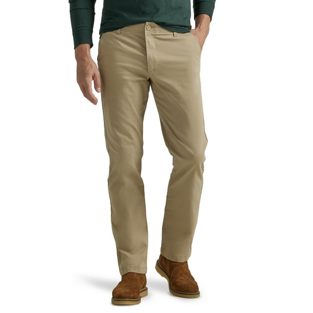 Lee® Men's Flat Front Chino with Motion Flex Waistband - Walmart.com