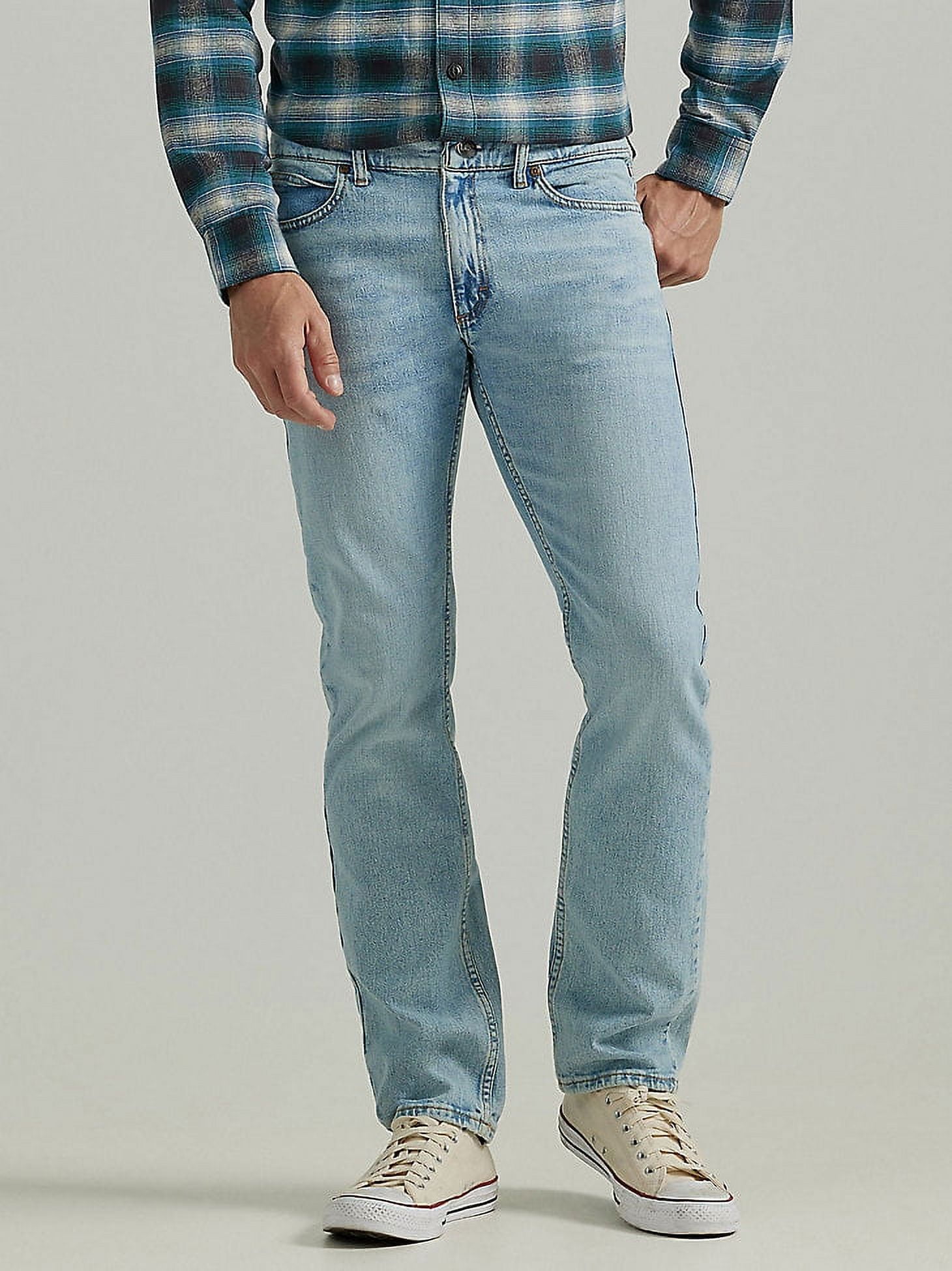 Lee men's Legendary Denim Slim Straight Jeans - Classic Fit - Walmart.com