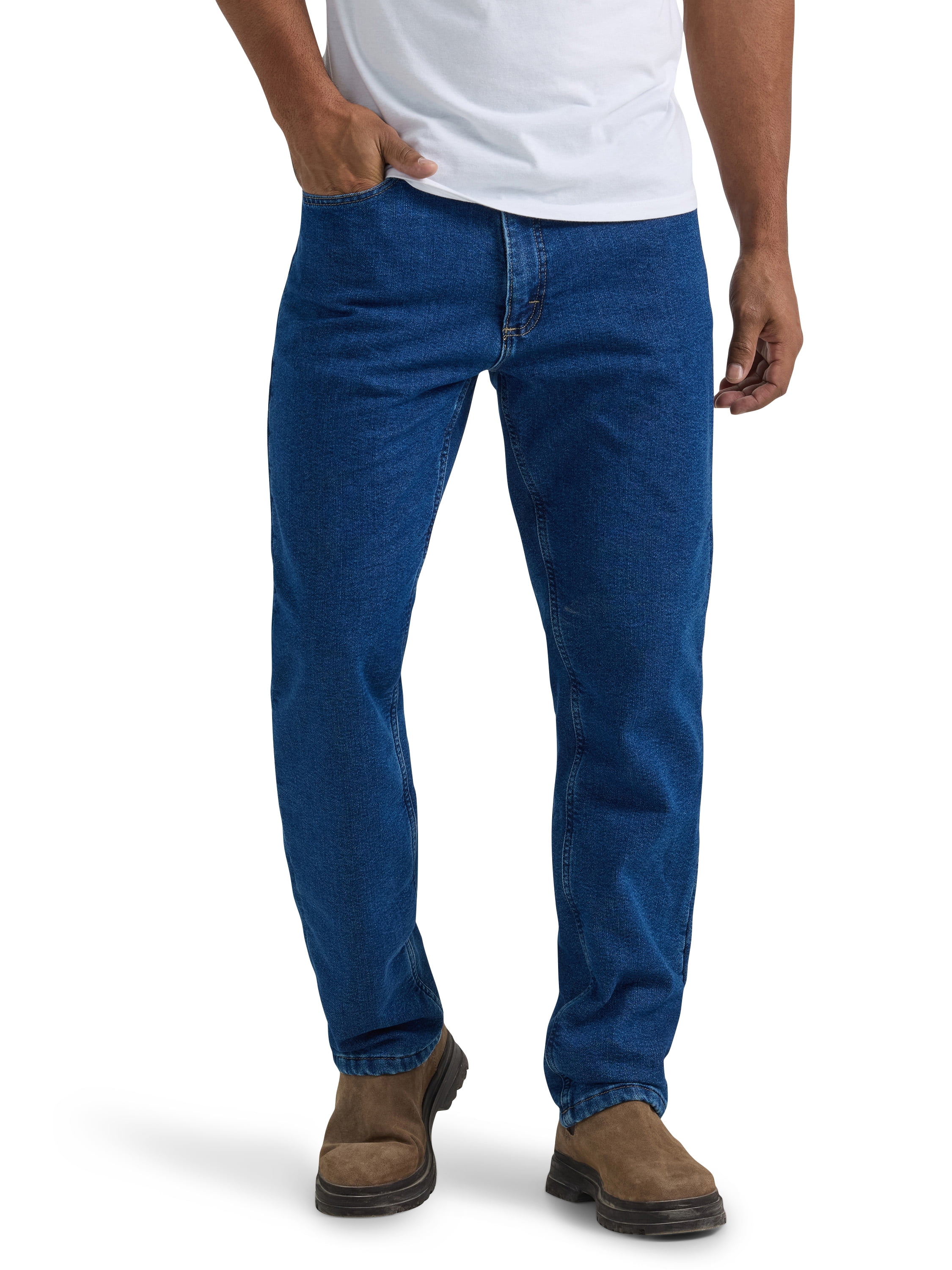 Fleece lined jeans mens store