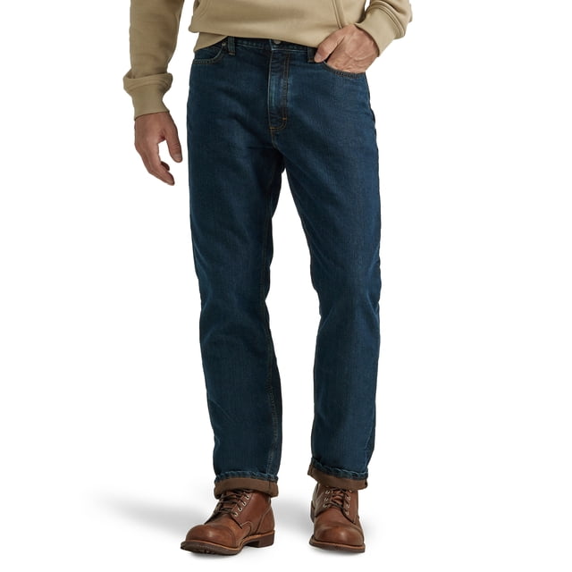 Lee® Men's Legendary Fleece-Lined Relaxed Straight Jean - Walmart ...