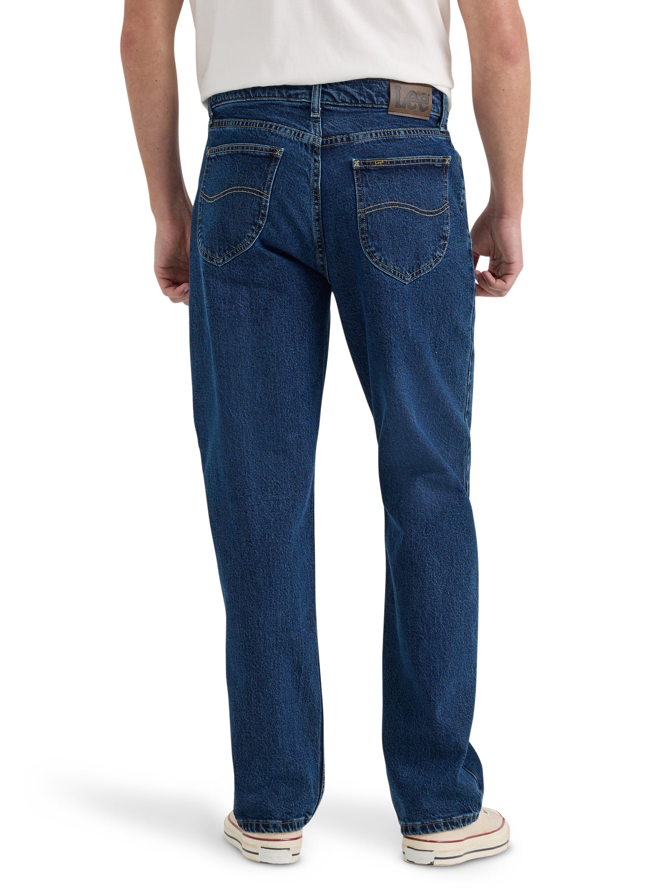 Lee men's Loose Fit Jean - Straight Leg Denim - Walmart.com