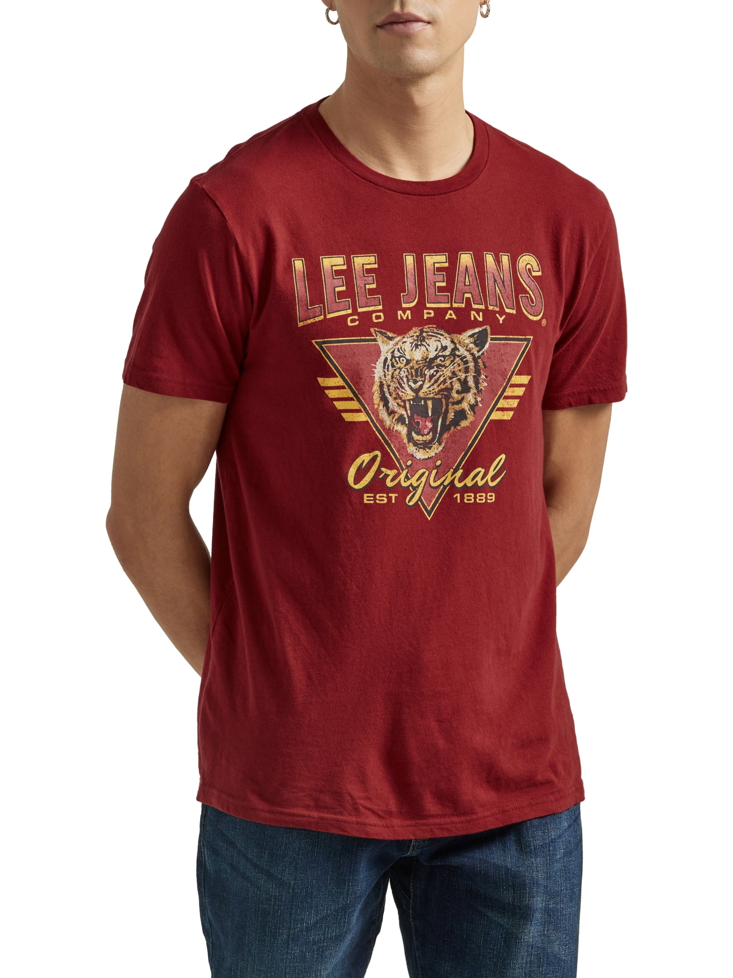 Lee® Men's Short Sleeve Regular Fit Graphic Tee, Sizes S-3XL - Walmart.com