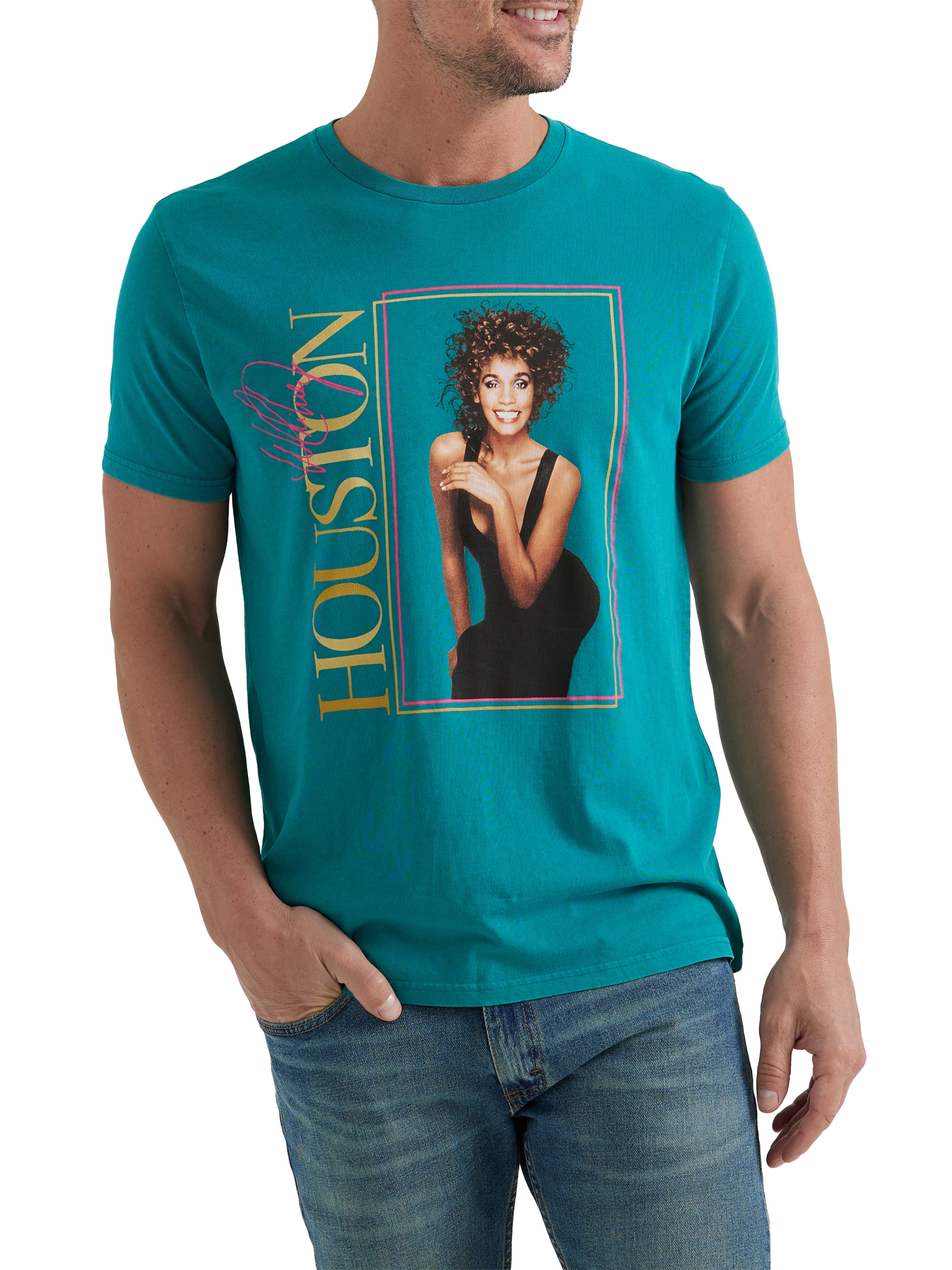 Lee men's Whitney Houston Graphic Tee - Sizes S-3XL - Walmart.com