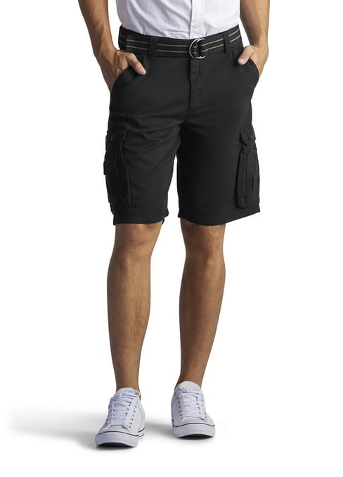 Men's Lee® Side Elastic 7.5" Cargo Short Color: Rivet Navy Size: 32 ...