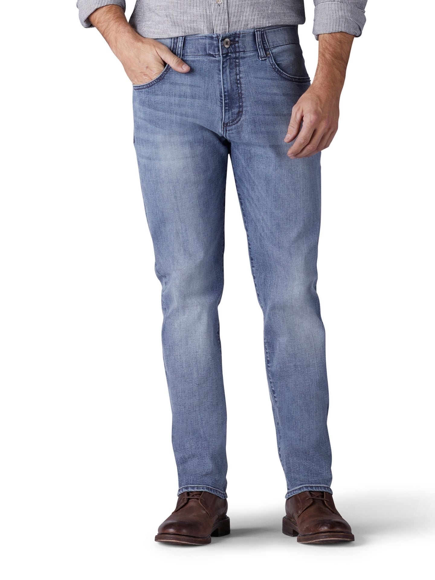 Lee Men’s and Big Men’s Extreme Motion Straight Fit Tapered Leg Jeans - Walmart.com