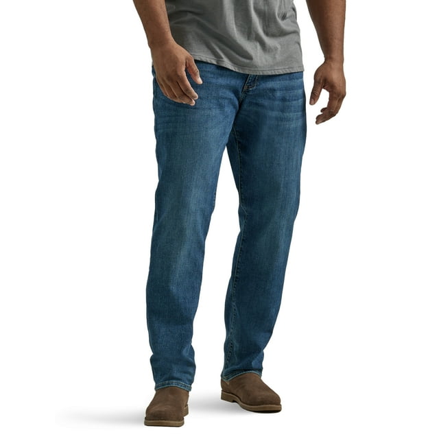 Lee Men’s and Big Men’s Extreme Motion Straight Fit Tapered Leg Jeans - Walmart.com