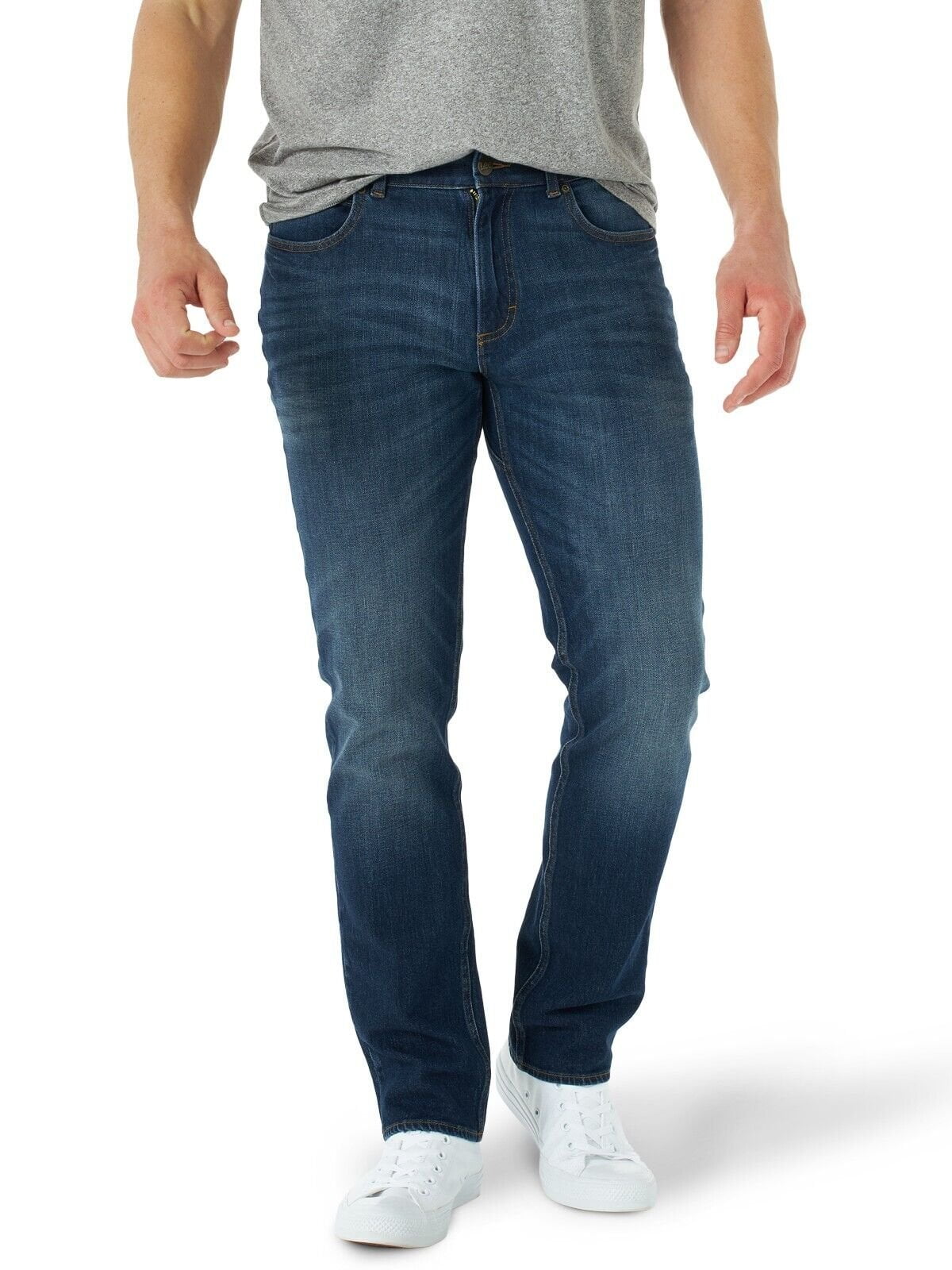 Lee Mens Extreme Motion Bi-Stretch Straight Fit Tapered Leg Jean Pant Bucket New - Walmart.com