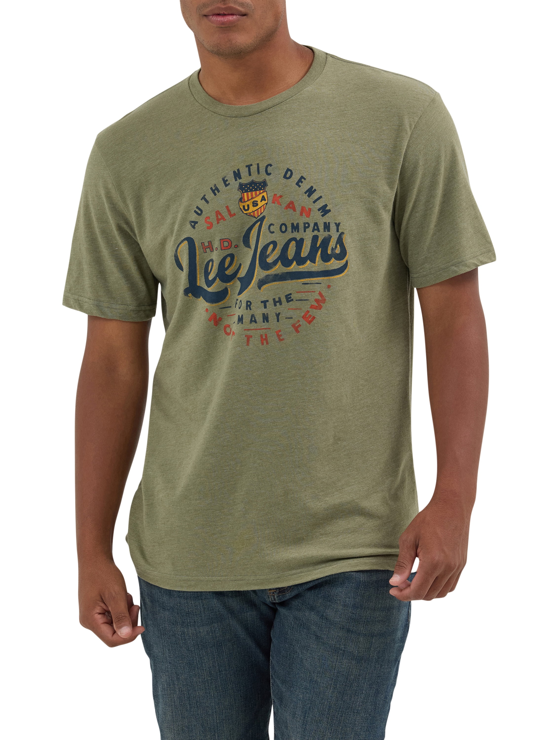 Lee® Mens Regular Fit Short Sleeve Tee - Walmart.com